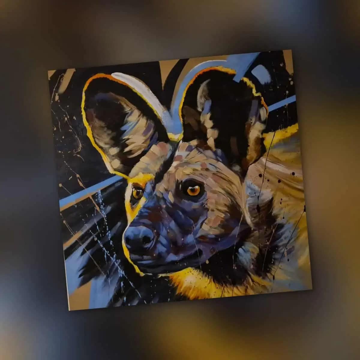 Abstract wildlife paintings by Don Clarke- Don Clarke Art